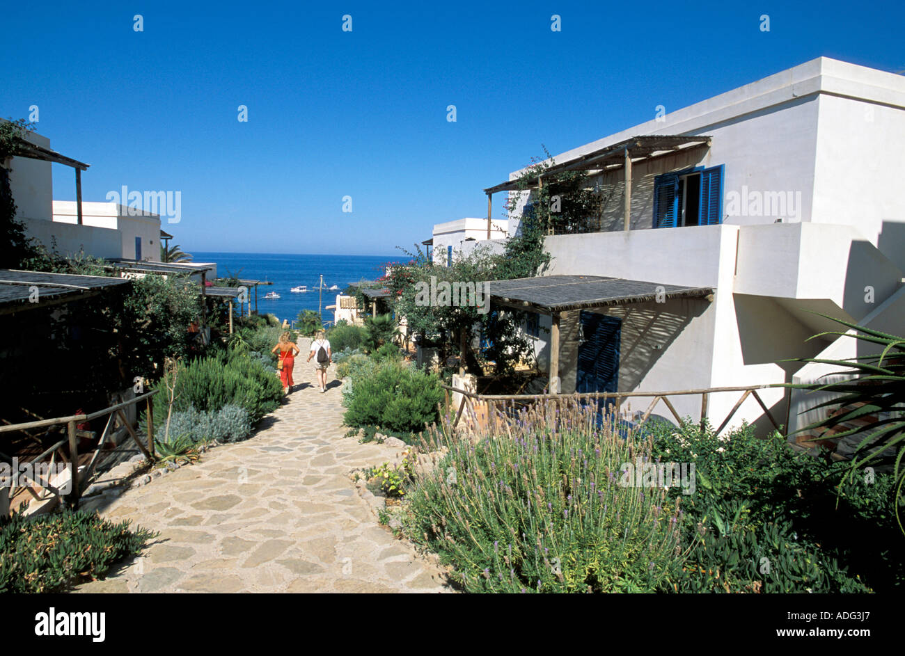 Residence Marettimo island Egadi islands Sicily Italy Stock Photo - Alamy