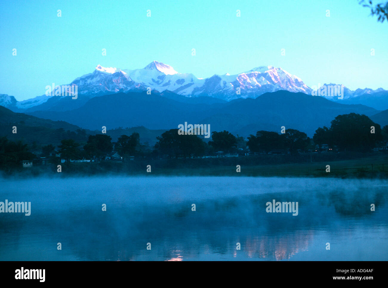 Himalayan Mountain Range Pokhara Nepal Stock Photo - Alamy