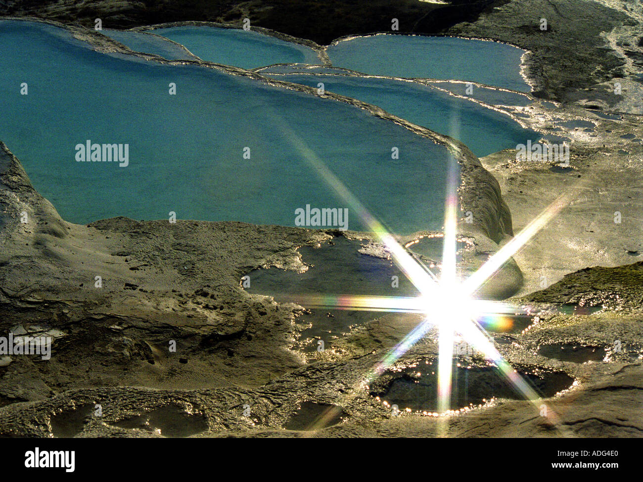 thermal spa Pamukkale Hierapolis Turkey Stock Photo - Alamy