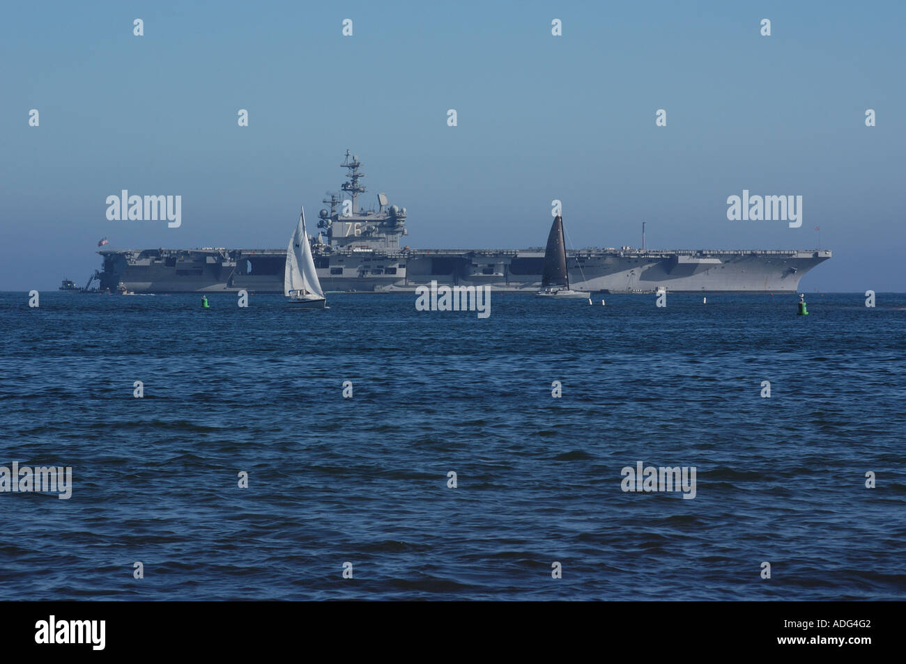 U.S.S. Ronald Reagan Stock Photo - Alamy