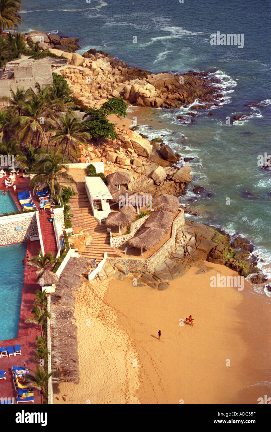 Acapulco Sand Castle Stock Photo - Alamy