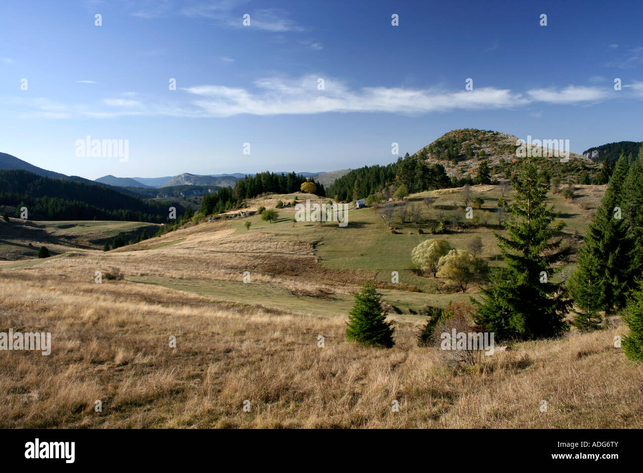 Landscape from Rodopa mountain, Bulgaria, Europe Stock Photo - Alamy