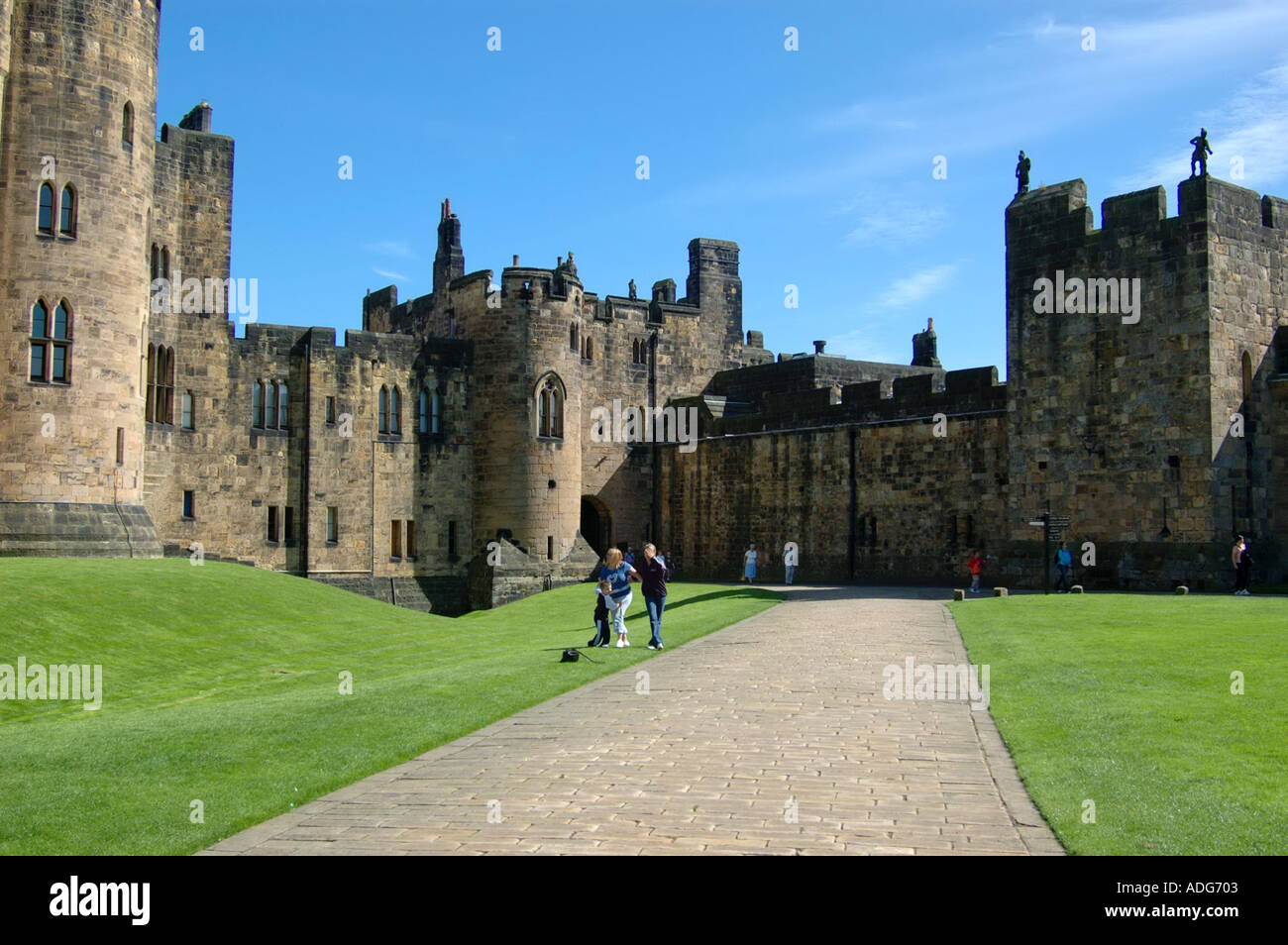 aldwick castle set of harry potter Stock Photo - Alamy