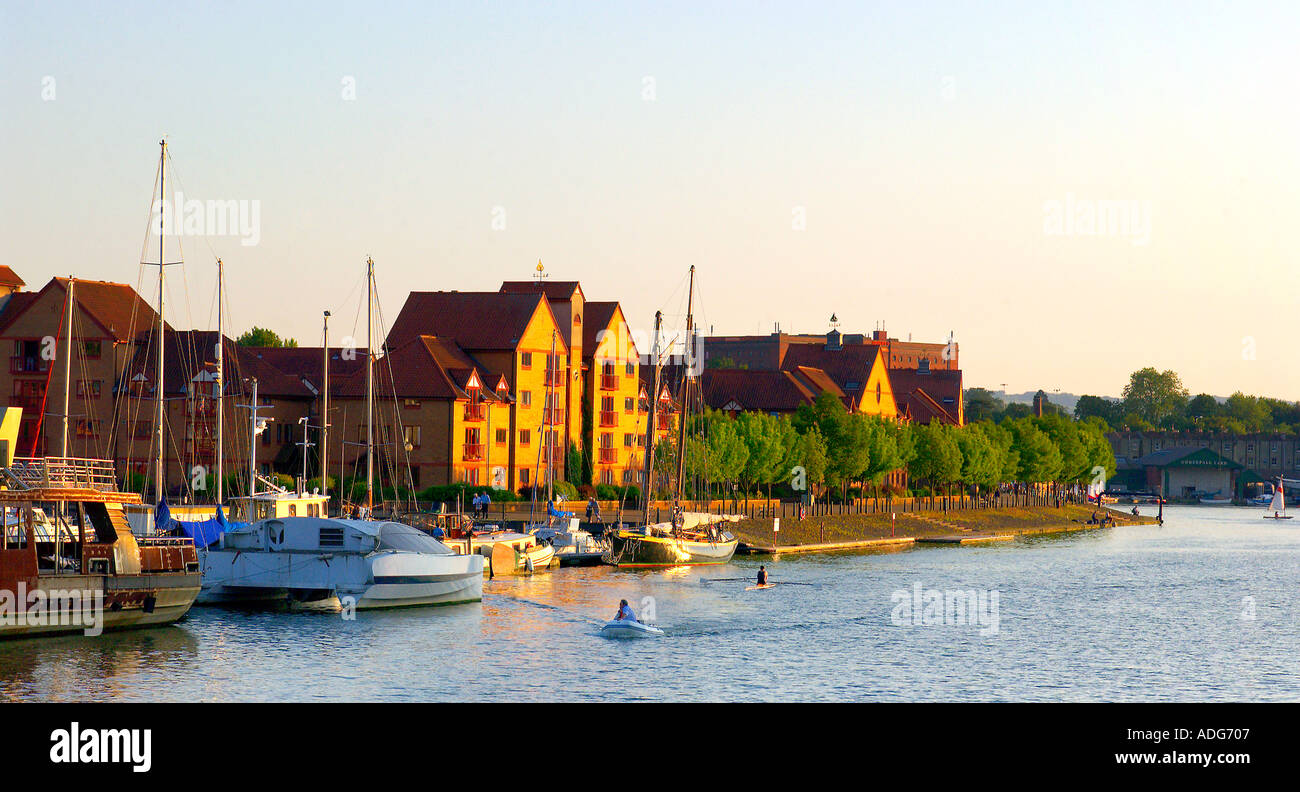Floating Harbour Bristol UK Stock Photo - Alamy