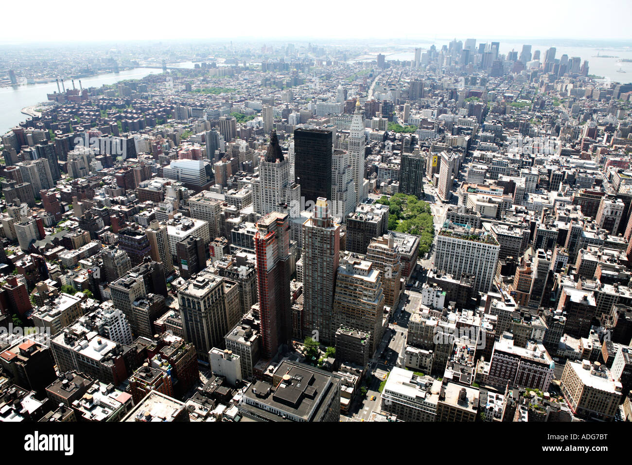 Aerial view look down junction hi-res stock photography and images - Alamy