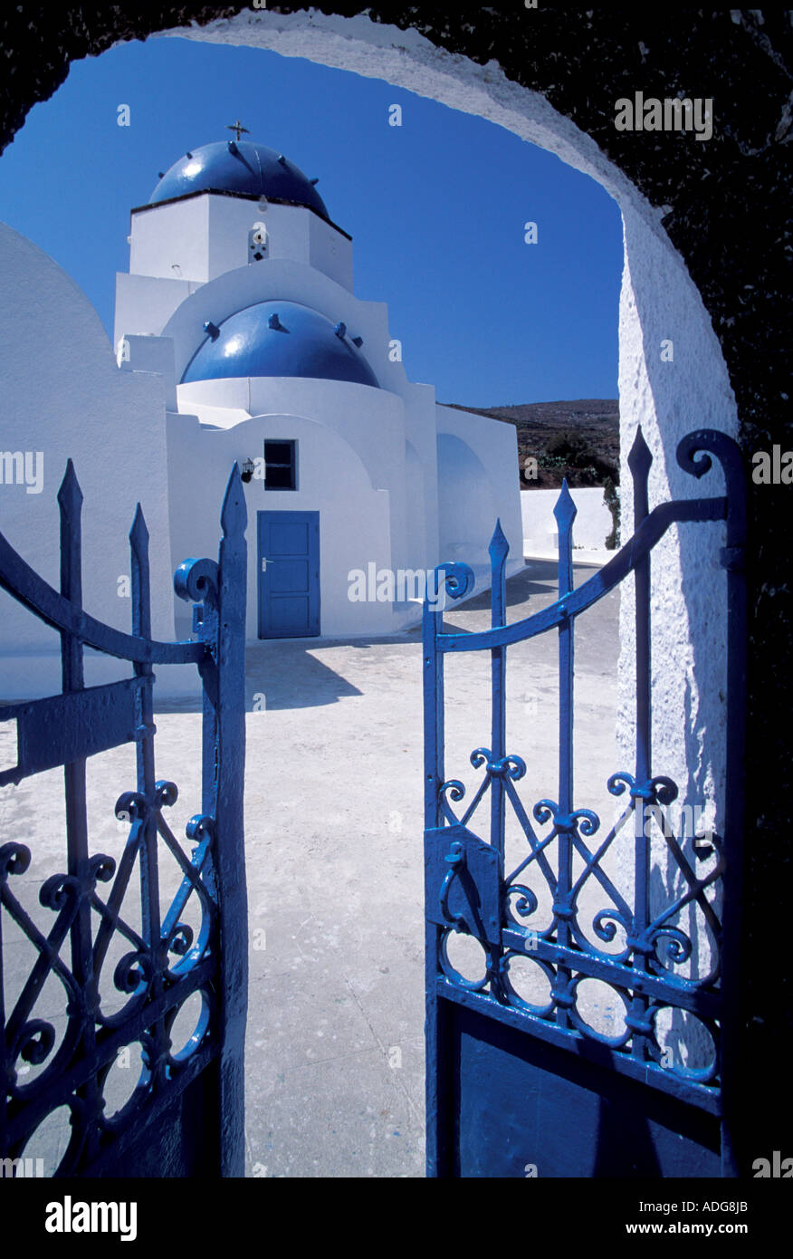 Analipsi monastery Santorini island Greece Europe Stock Photo - Alamy