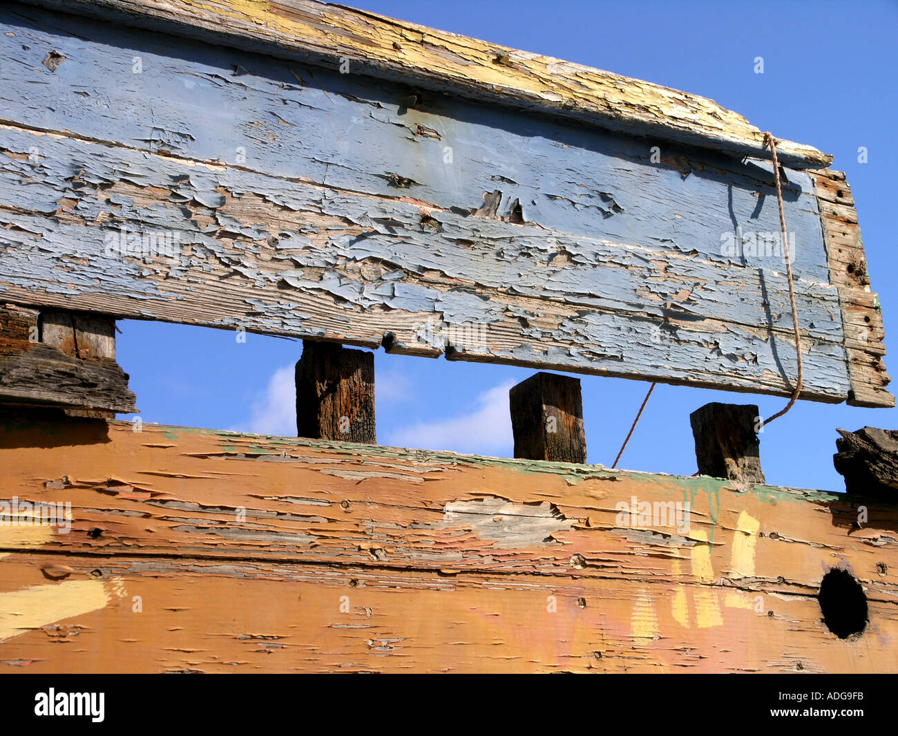 Old wreck of a fishing boat hi-res stock photography and images - Alamy