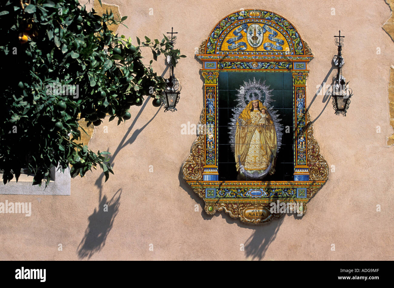 Barrio de Santa Cruz Seville Autonomous Community of Andalusia Spain ...