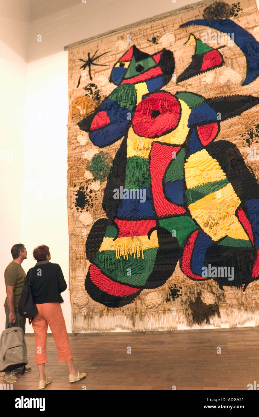 Barcelona Spain Fundacio Joan Miro Stock Photo - Alamy