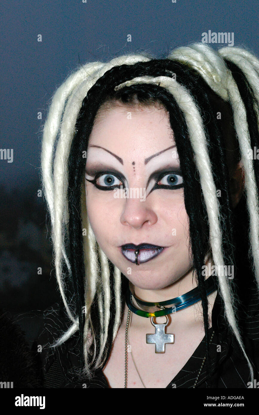 Goth at the Whitby Goth weekend held at Halloween and end of April each ...