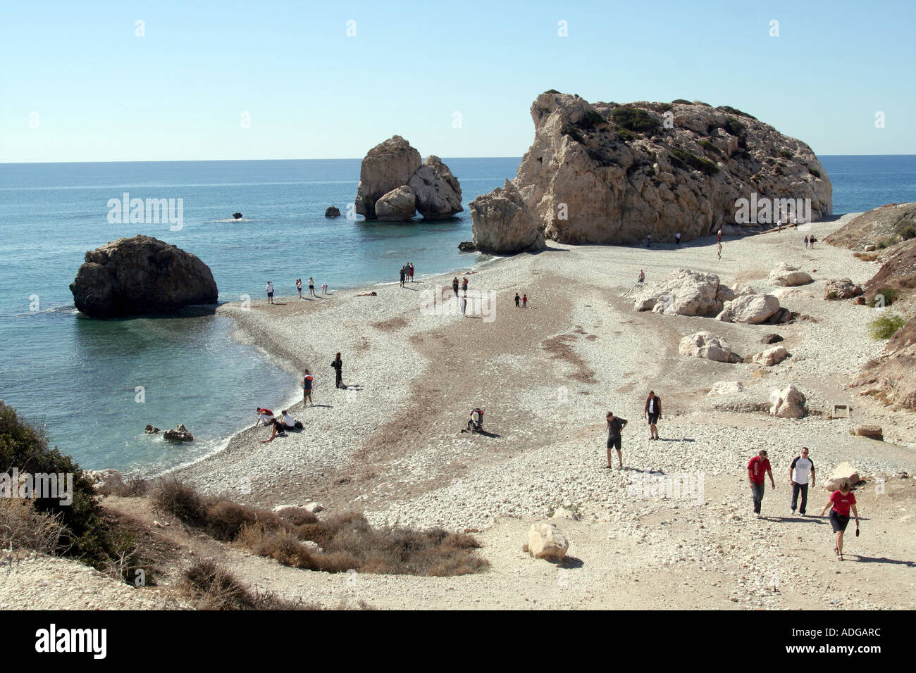 Petra tou Romiou the legendary birthplace of goddess Aphrodite Cyprus ...