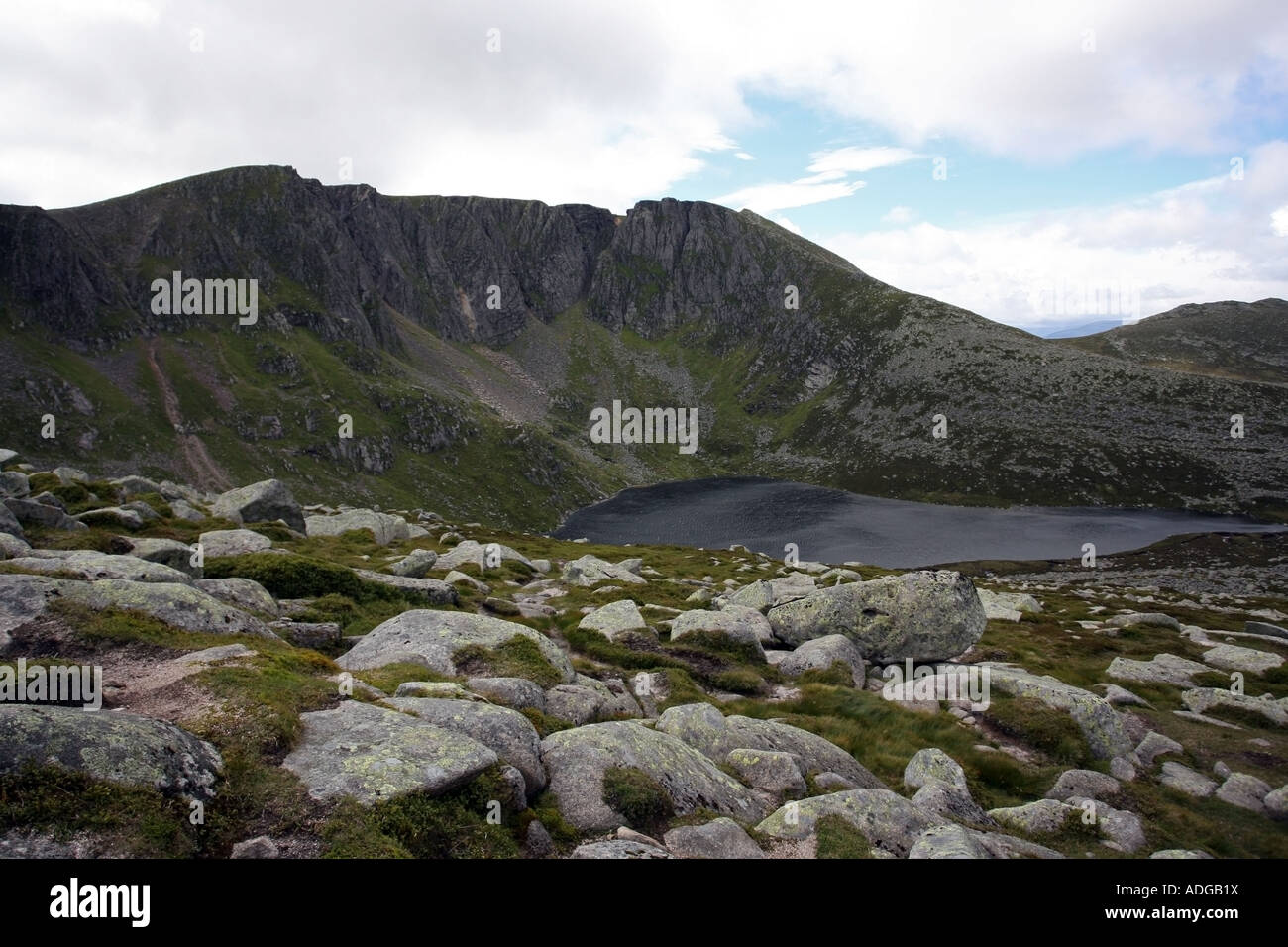 The mountain of Lochnagar near Ballater on the Balmoral Estate, Royal ...