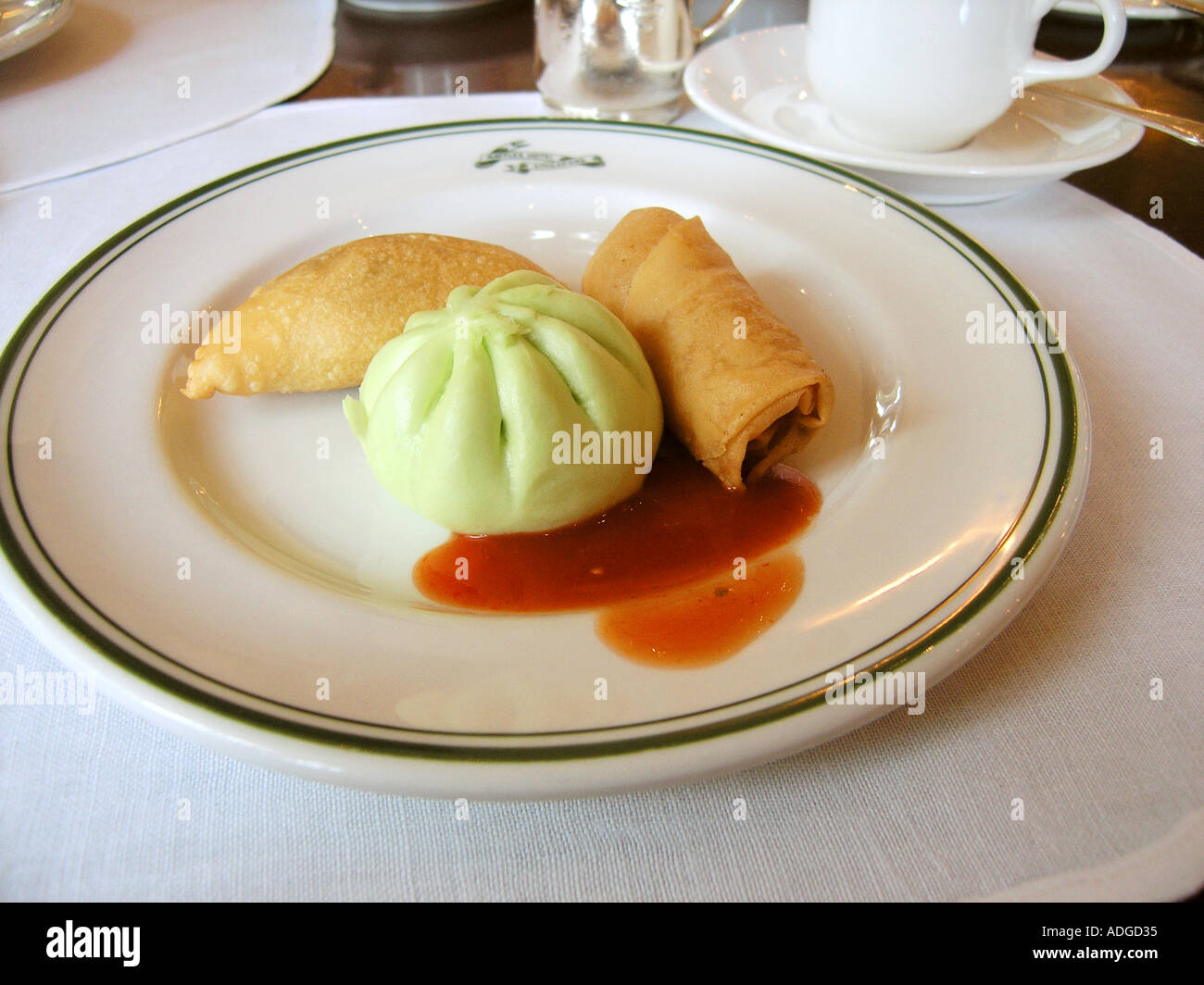 A selection of local dim sum food part of the buffet afternoon high tea ...