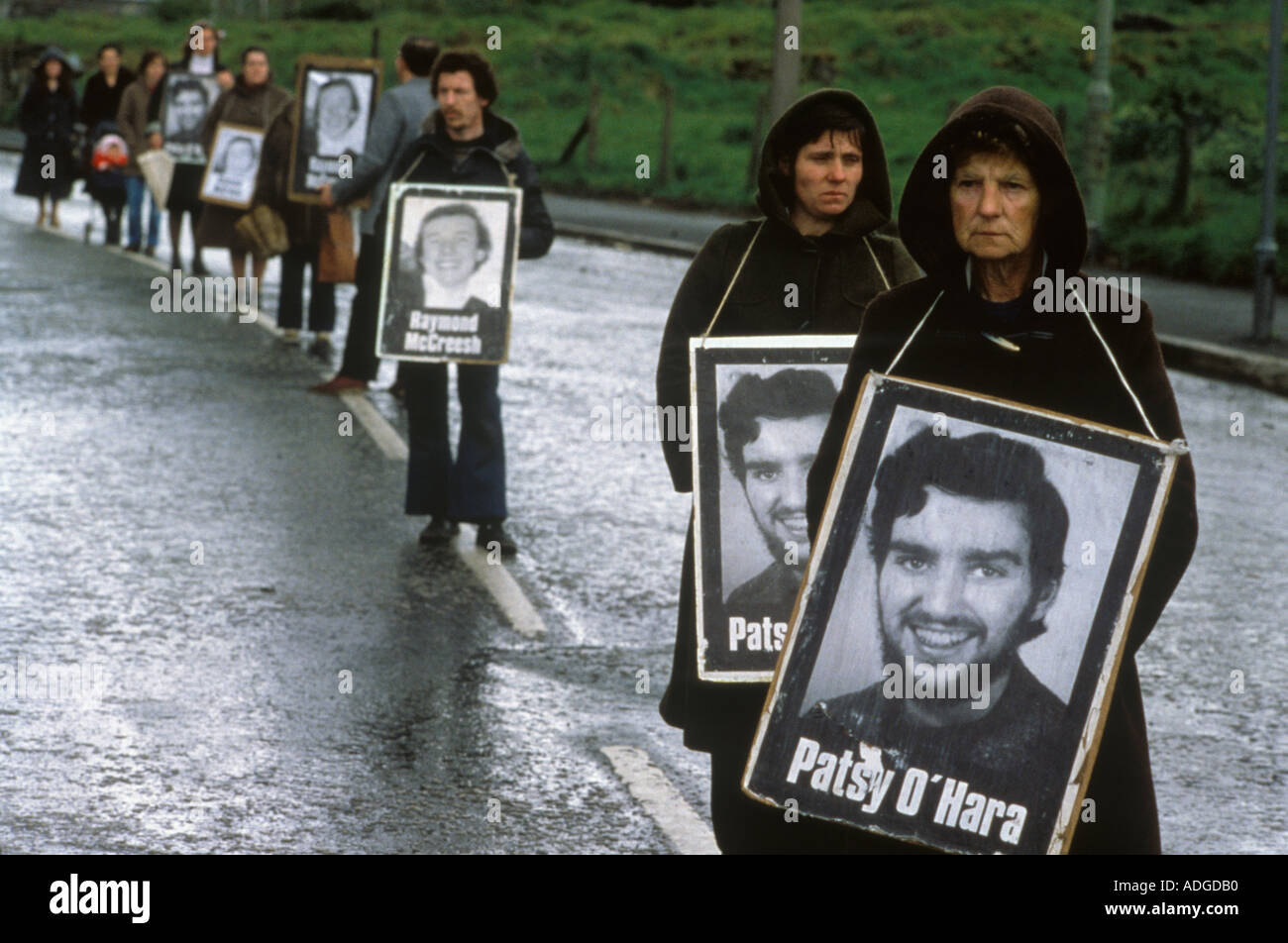 Hunger strike White Line Silent Protest for the H Block political ...