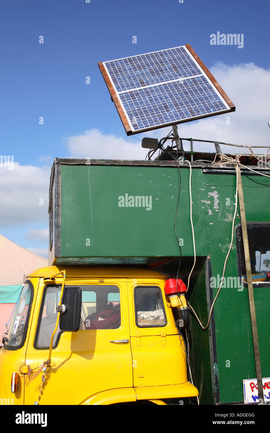 Solar cell panel truck hi-res stock photography and images - Alamy