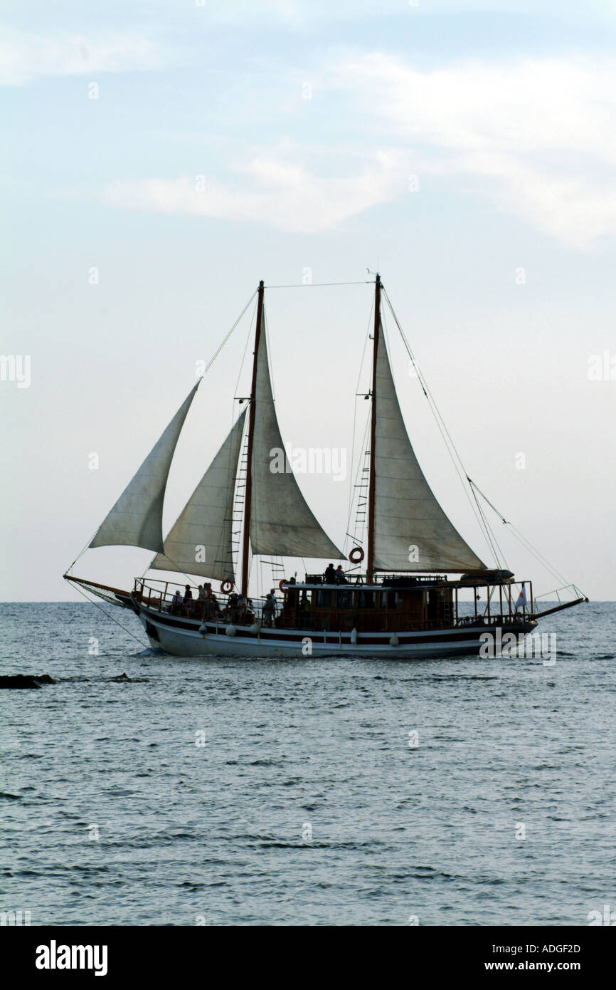 boat clipper cutter vertical Stock Photo - Alamy