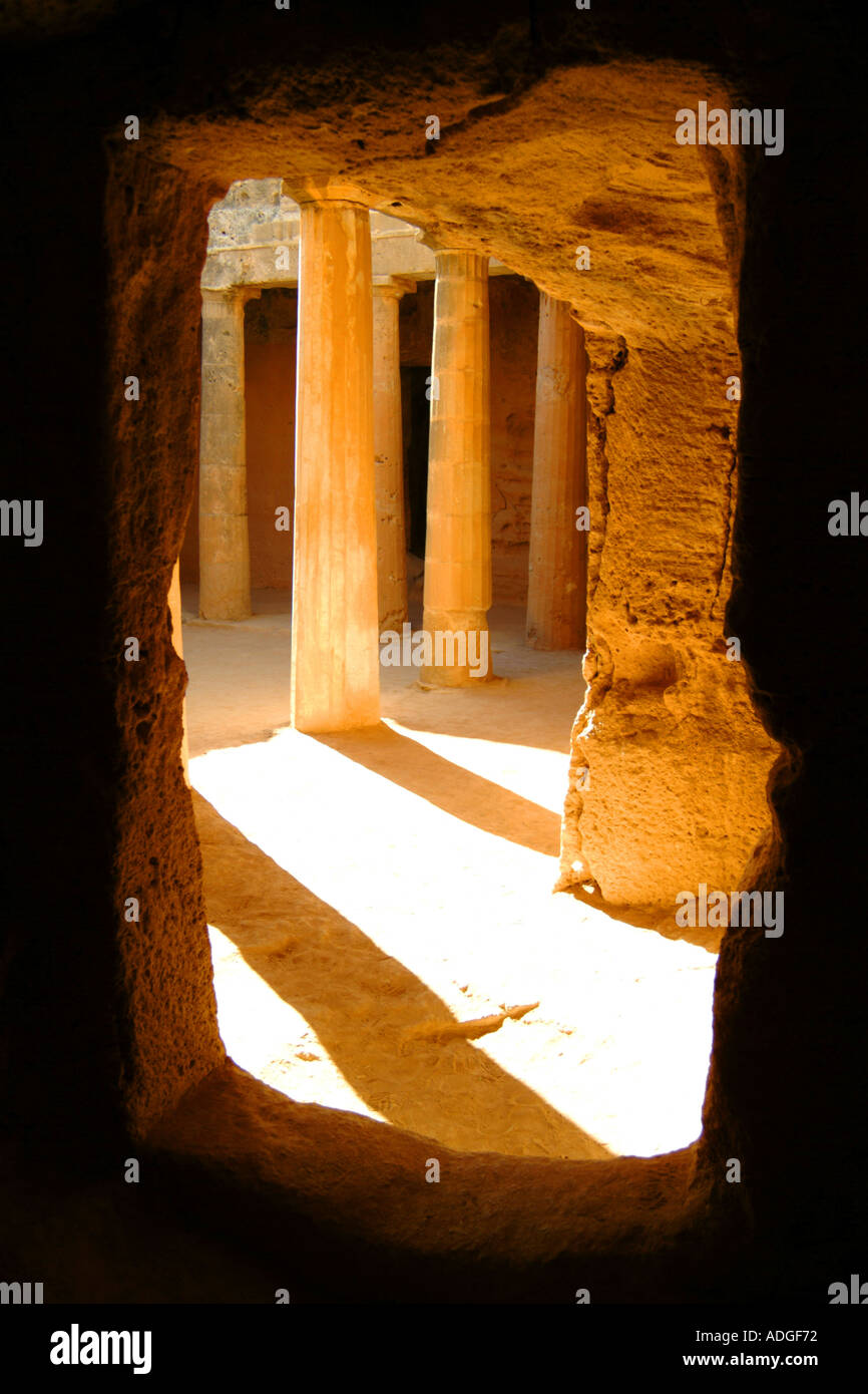 golden glow glowing tombs of the kings Stock Photo - Alamy
