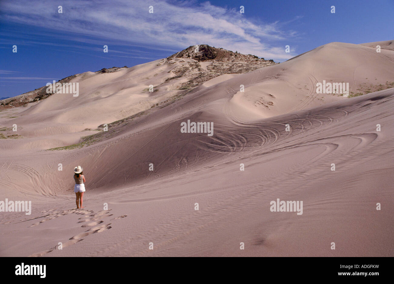 Little Sahara sand dunes Juab County Utah USA Stock Photo - Alamy