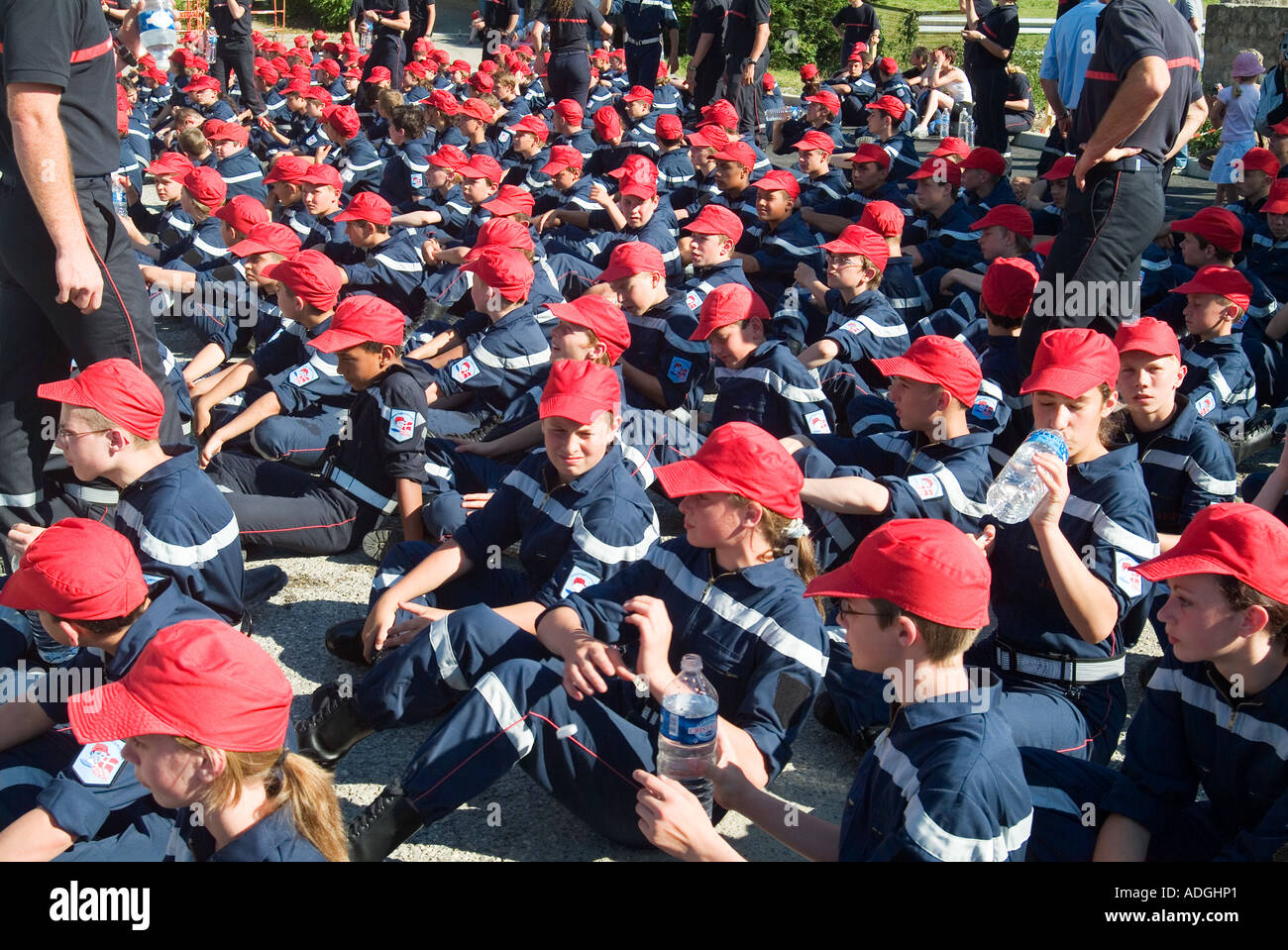Junior Fire Brigades from the villages of Savoy at their annual ...