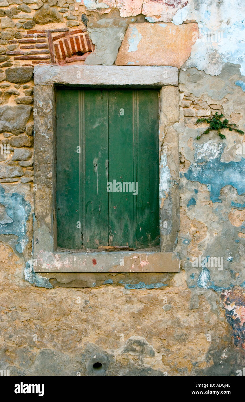 old colorful window architecture medieval Stock Photo - Alamy