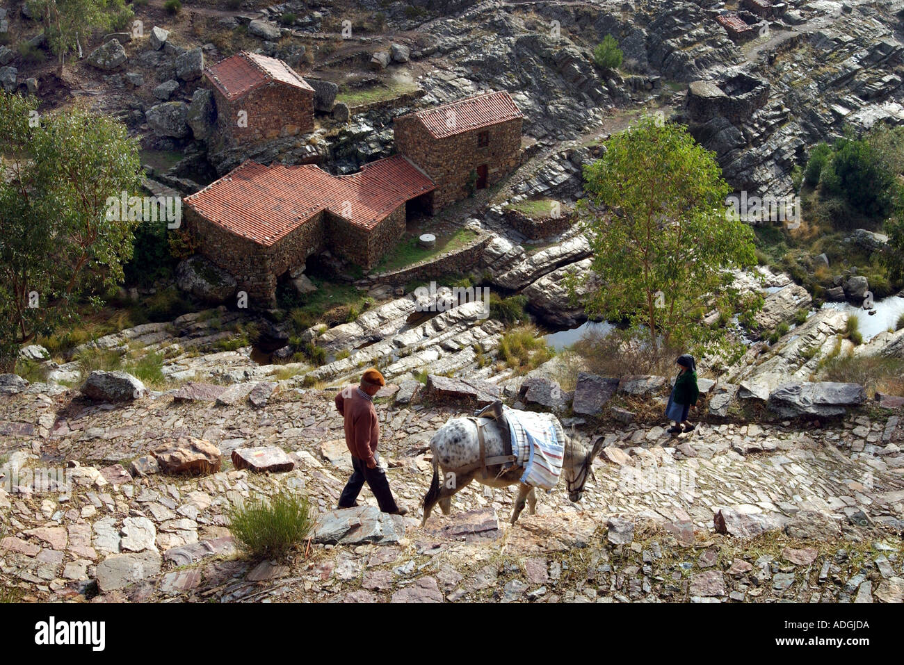 Portugal historical attraction rural Stock Photo - Alamy