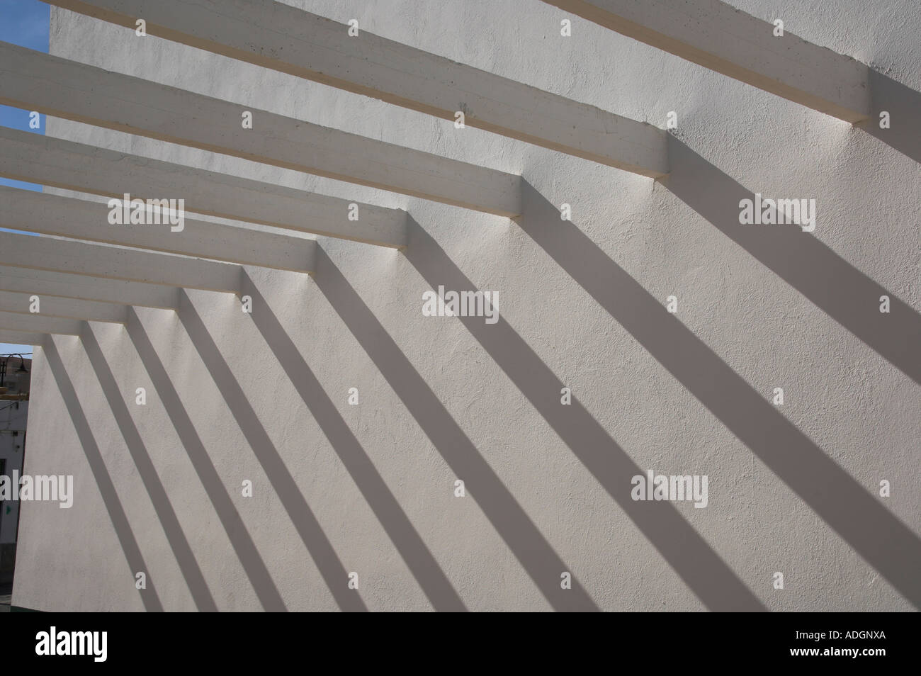 shadow pattern on architectural detail Stock Photo - Alamy