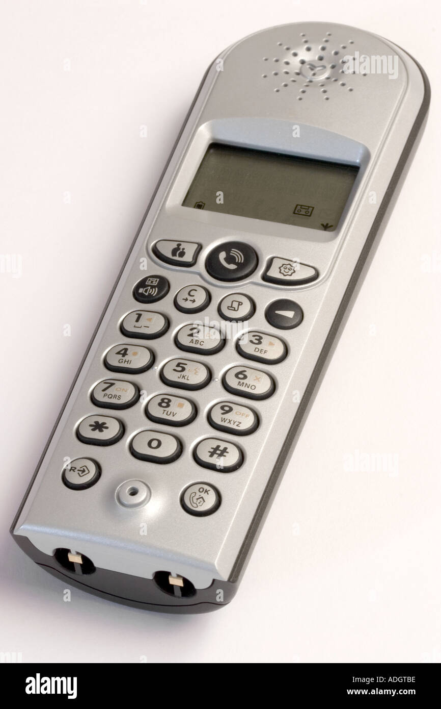 cordless telephone handset Stock Photo - Alamy
