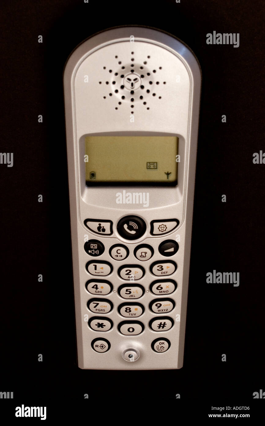 cordless telephone handset Stock Photo - Alamy
