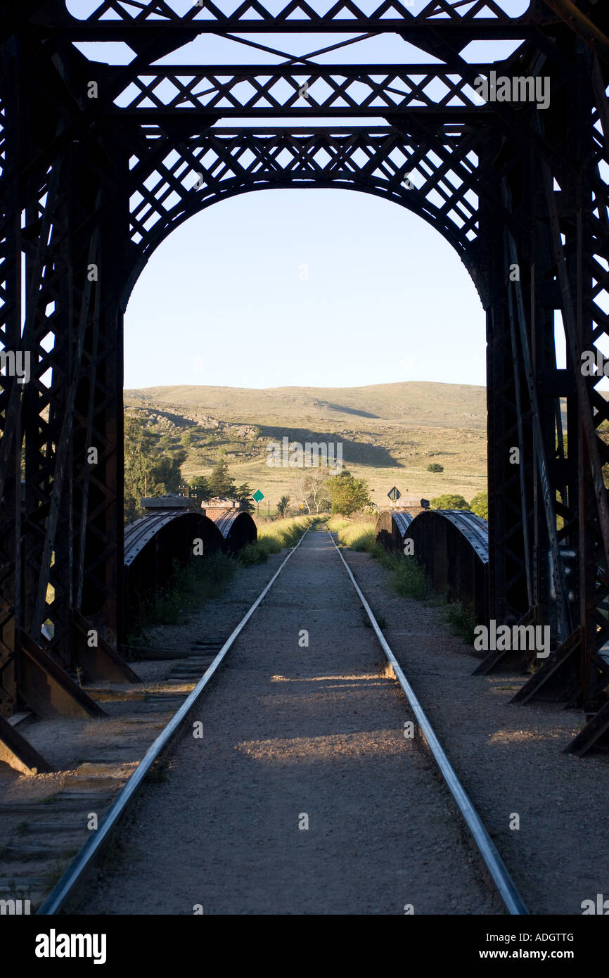 Rusty old train bridge hi-res stock photography and images - Alamy