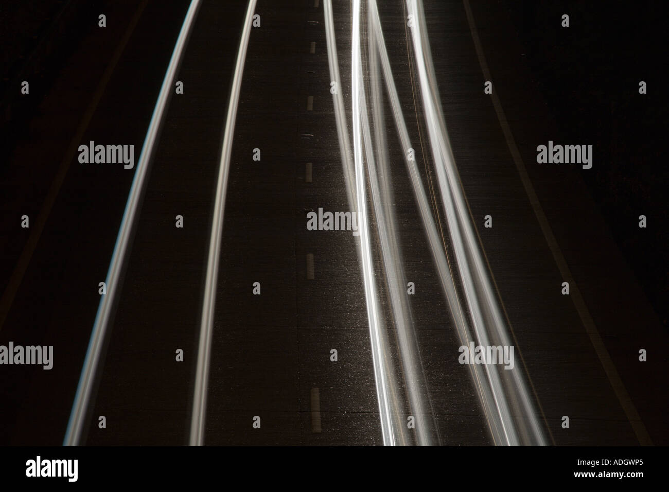 road at night time Stock Photo - Alamy