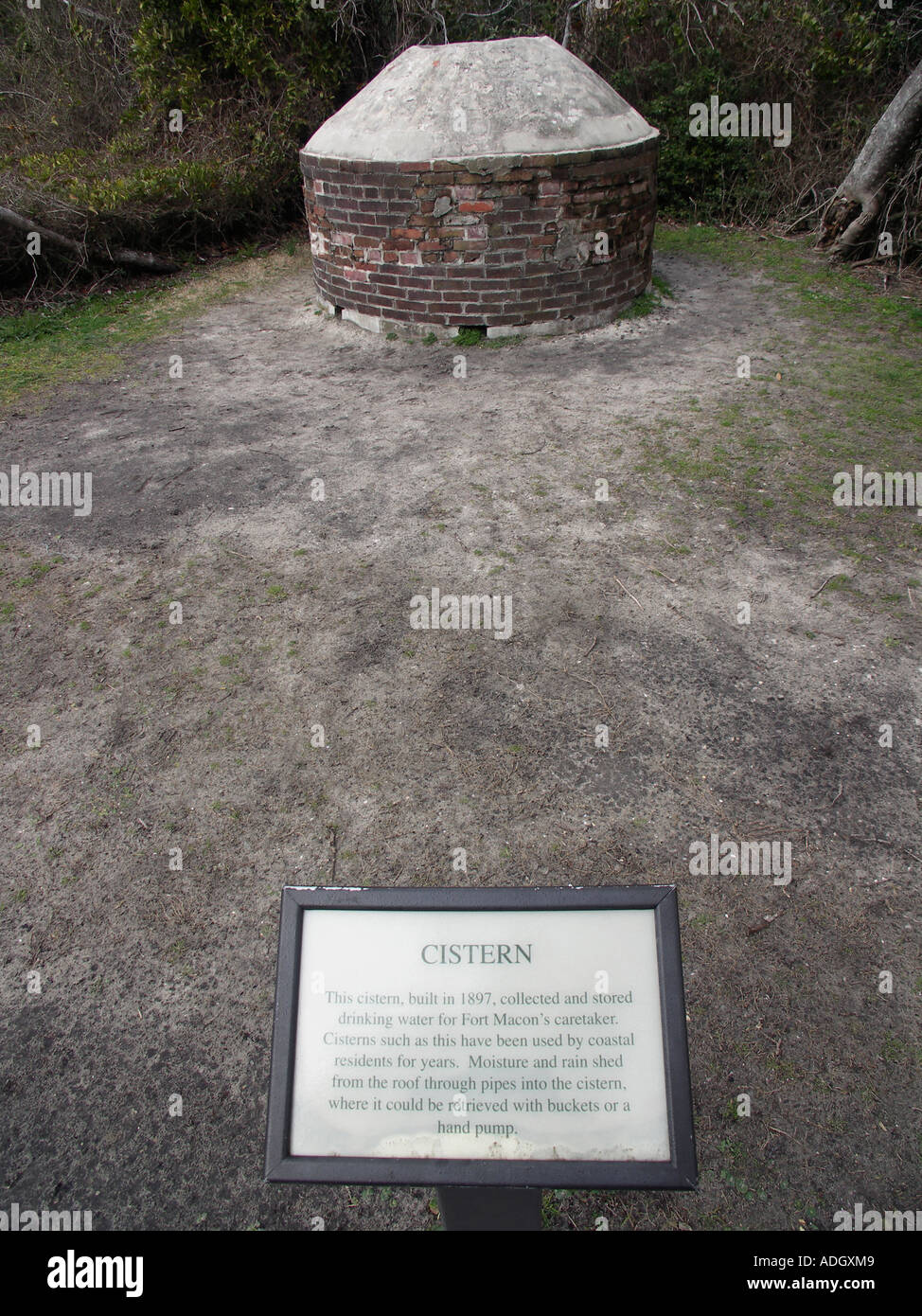 Old Brick Cistern Stock Photo - Alamy