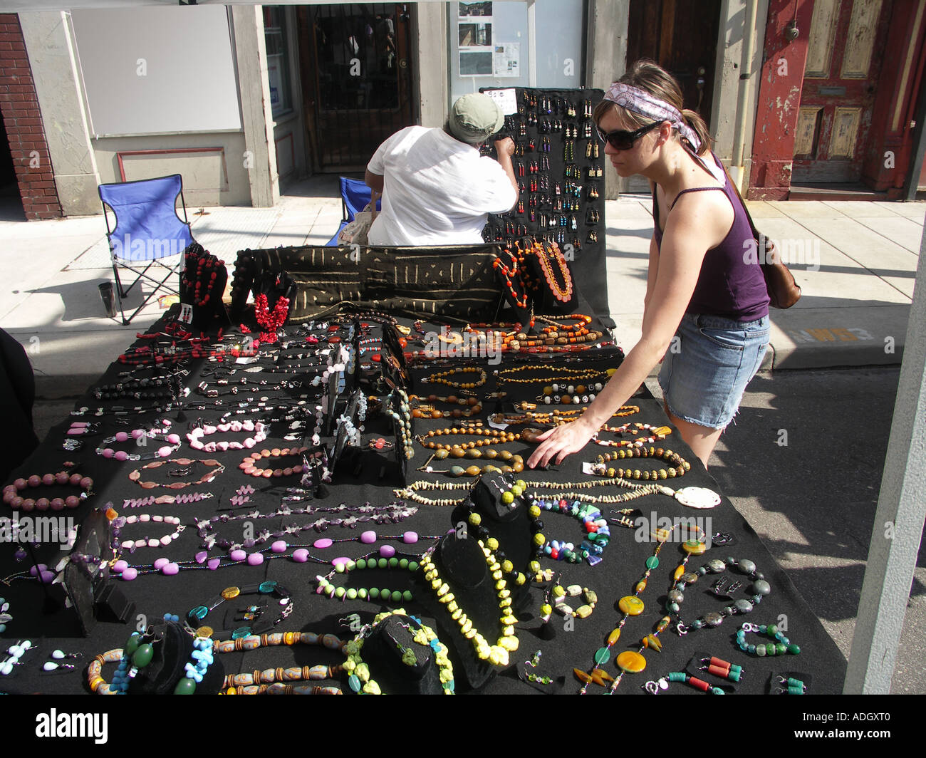 Jewelry Sold at Flea Market Stock Photo - Alamy