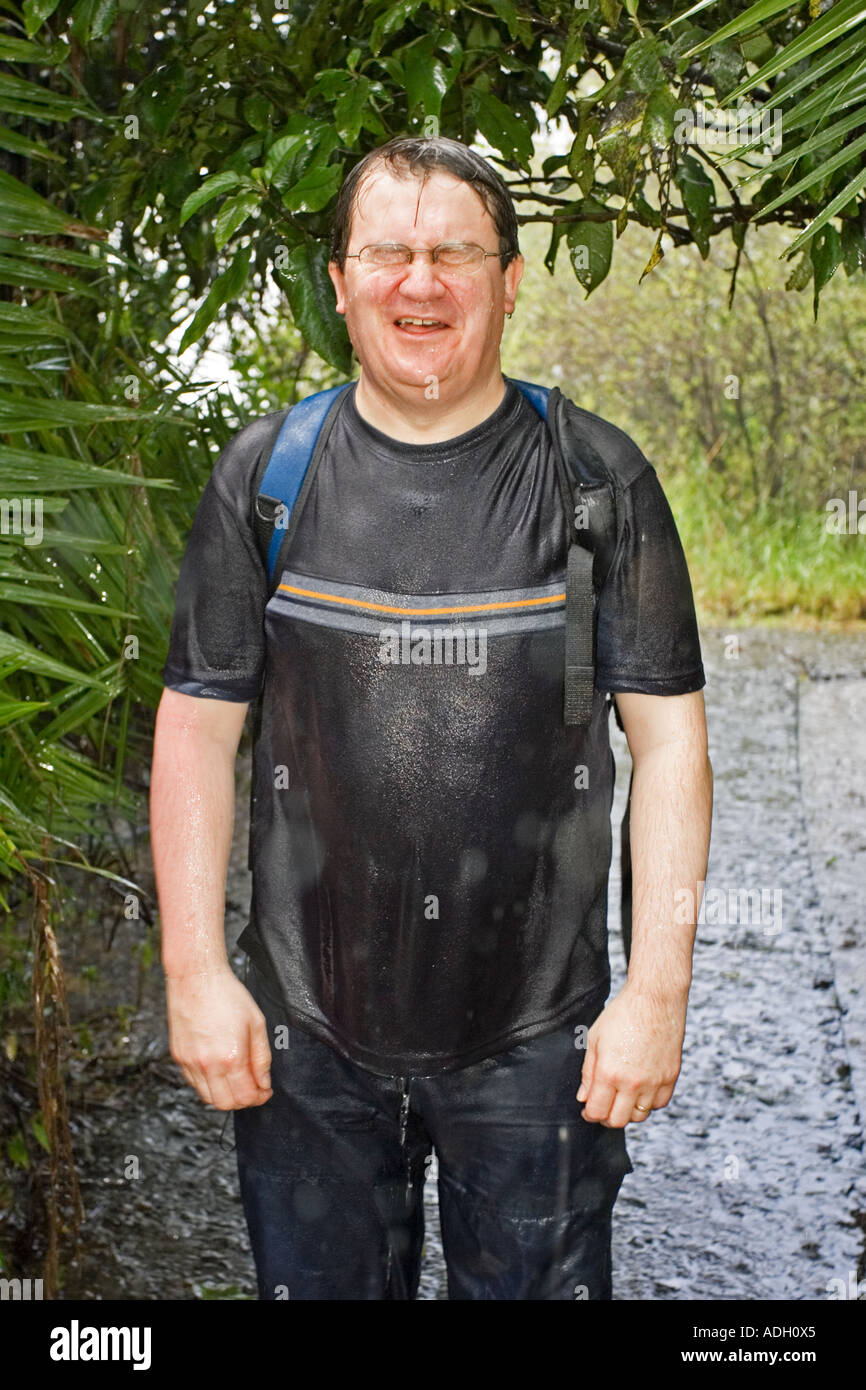 The Rev Simon Copley after visiting Victoria Falls Zambia Stock Photo ...