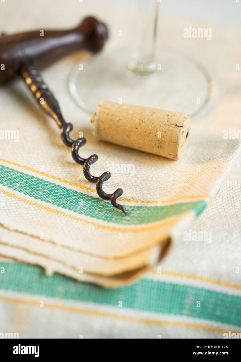 Still life of a corkscrew Stock Photo - Alamy