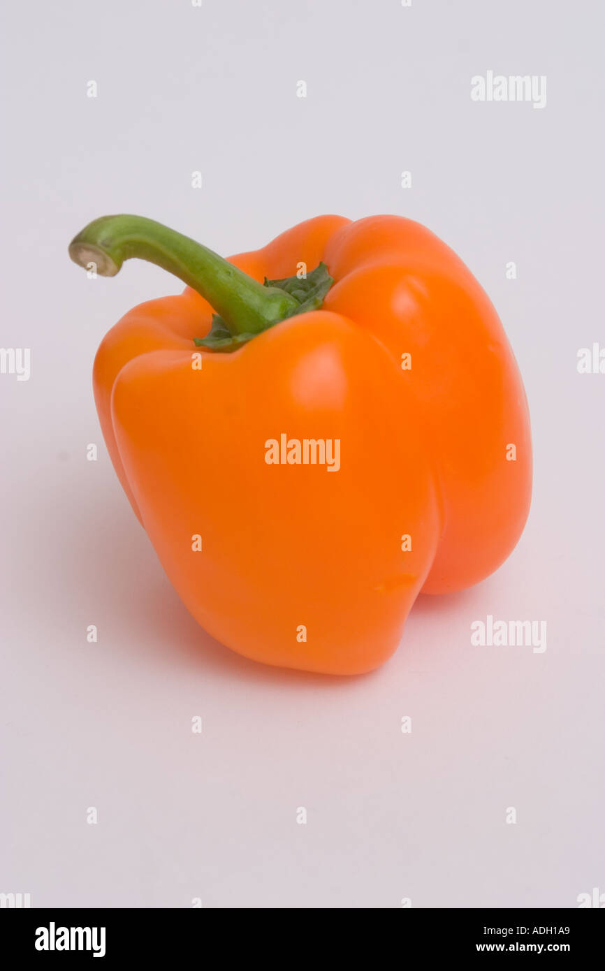 Colourful bell peppers orange Stock Photo - Alamy