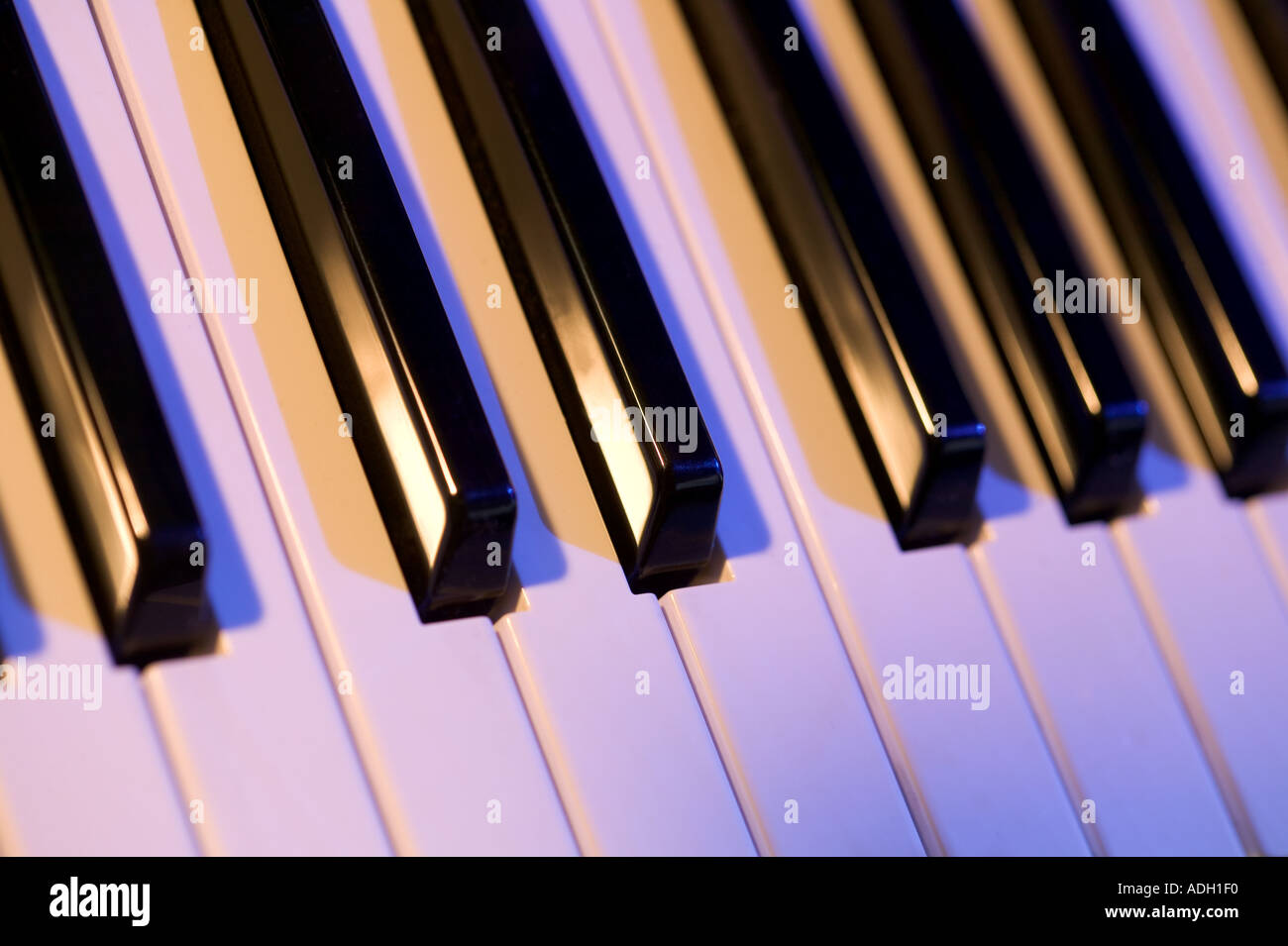 Closeup of piano keys Stock Photo - Alamy