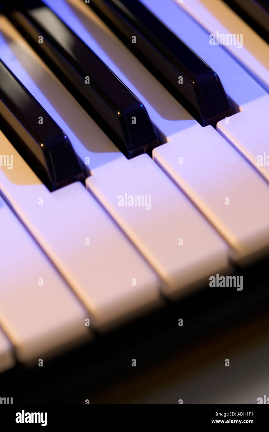 Closeup of piano keys Stock Photo - Alamy