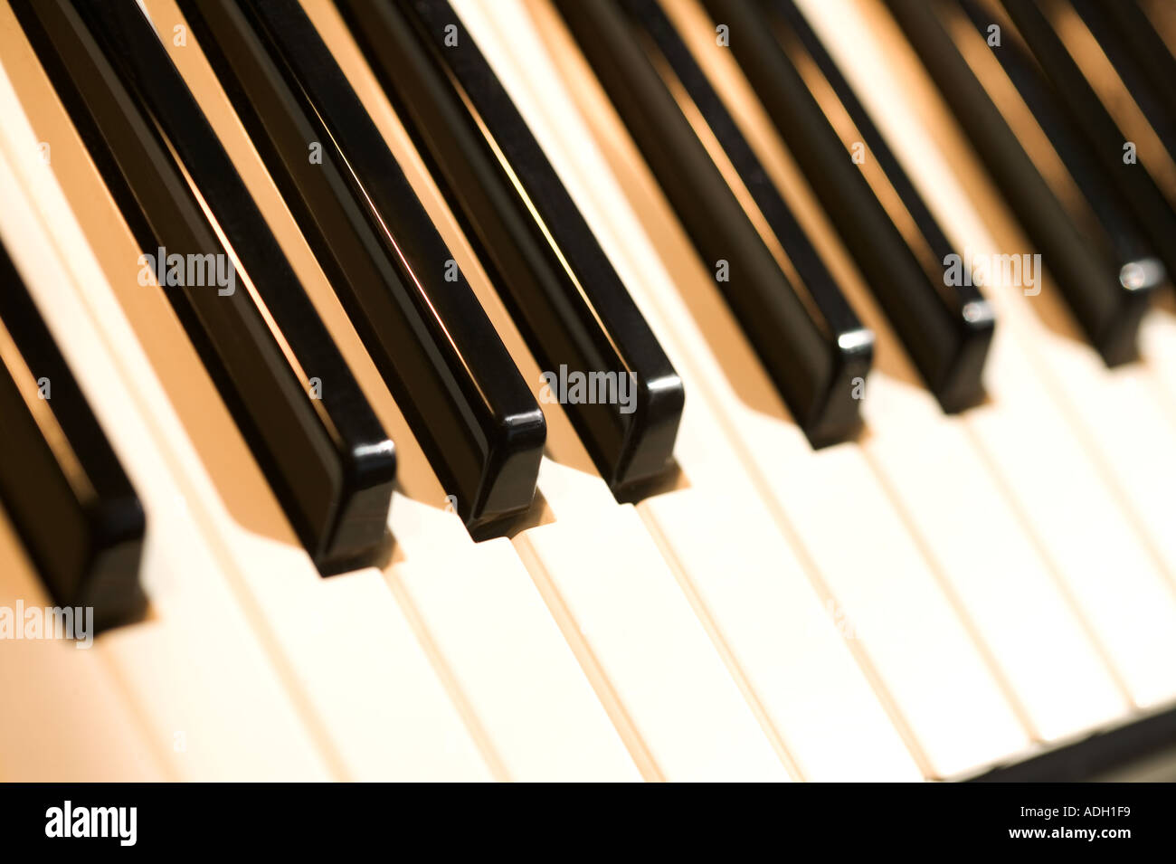 Closeup of piano keys Stock Photo - Alamy