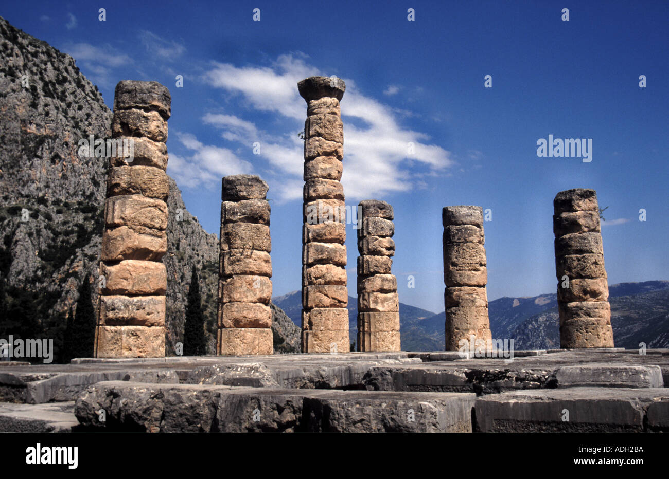 APOLLOS DOMAIN 02 ruins temple of apollo delphi greece THIS IS 1 OF 5 ...