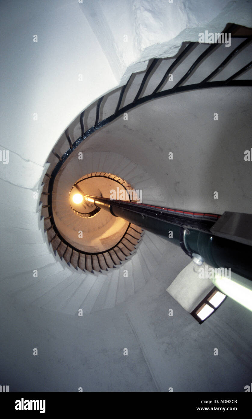 Spiral staircase south stack lighthouse hi-res stock photography and ...