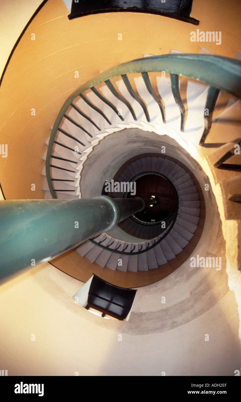 Spiral staircase south stack lighthouse hi-res stock photography and ...