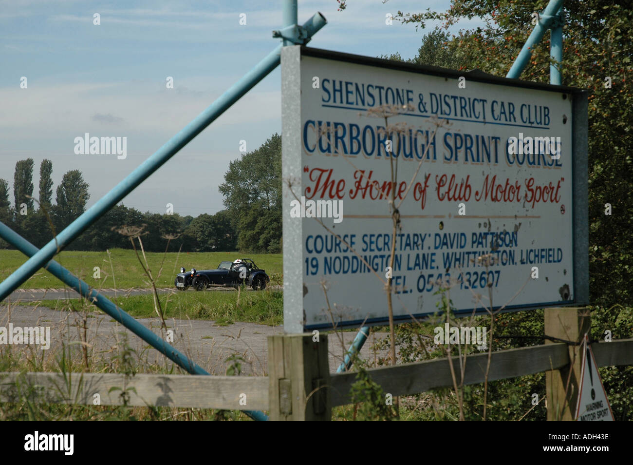 Curborough sprint track Stock Photo - Alamy