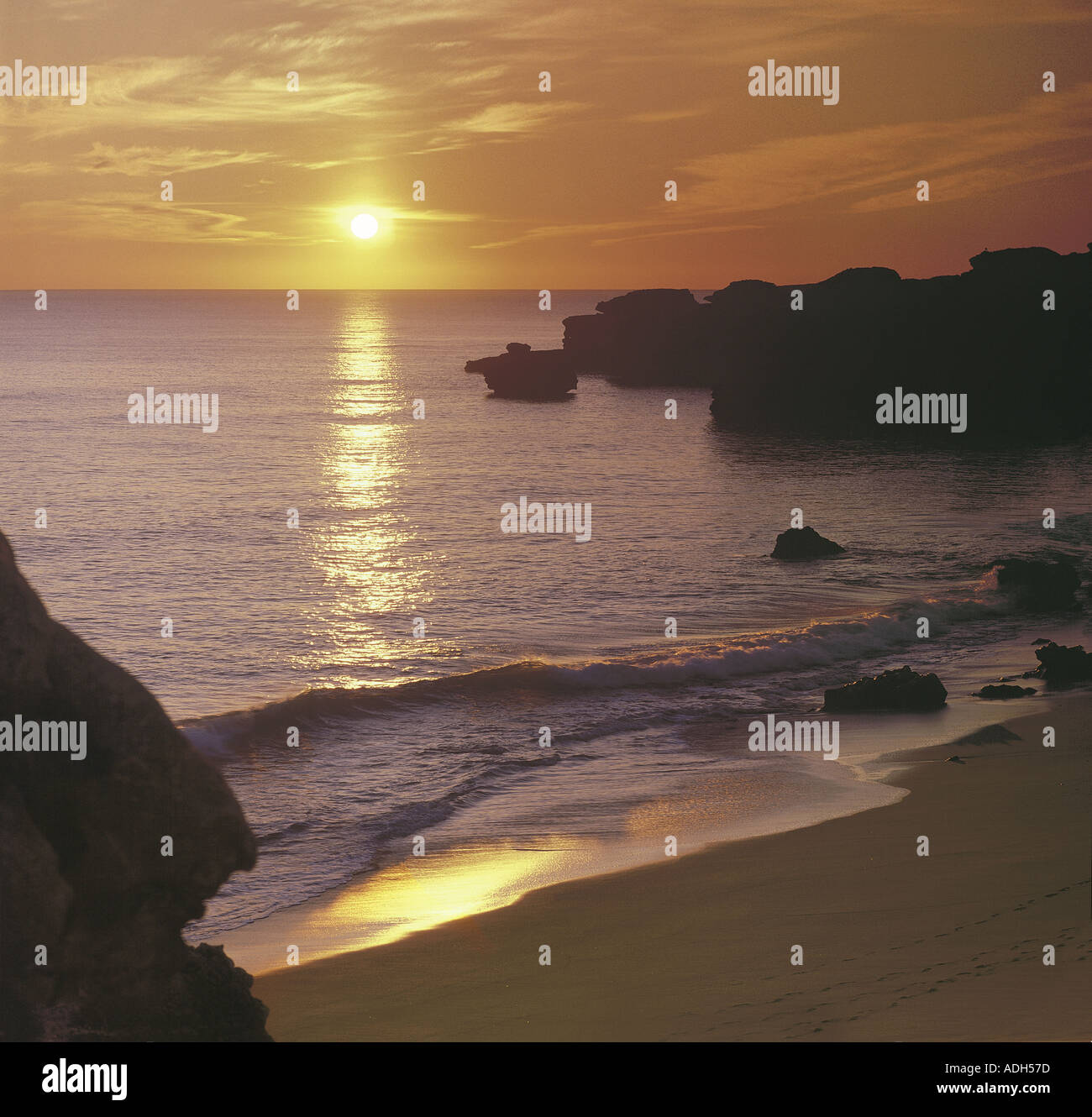 Portuguese evening beach sunset hi-res stock photography and images - Alamy