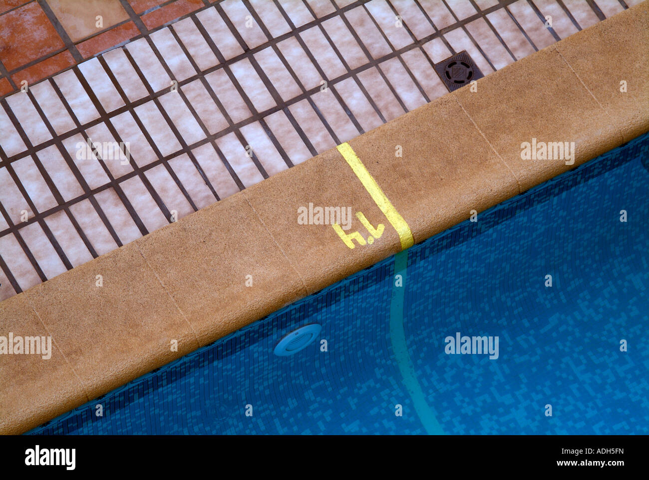 Detail of swimming pool Stock Photo - Alamy
