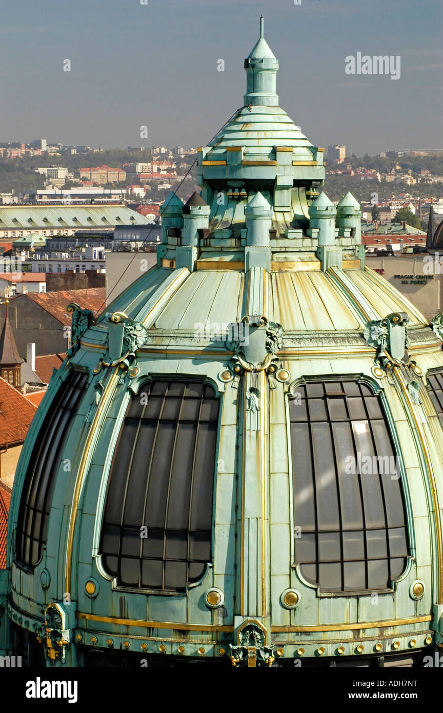 Prague rooftop view Czech Republic Stock Photo - Alamy