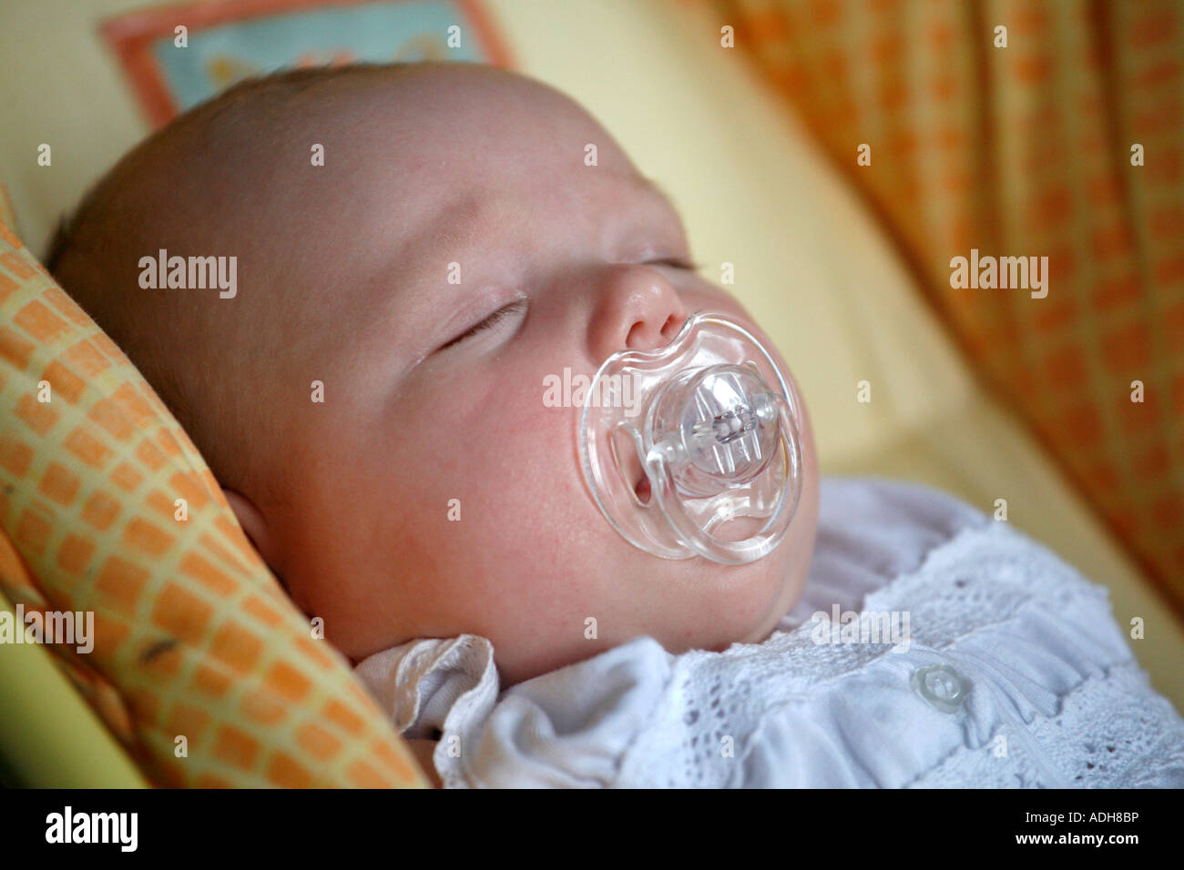 Model Released Ten week old baby girl Stock Photo - Alamy