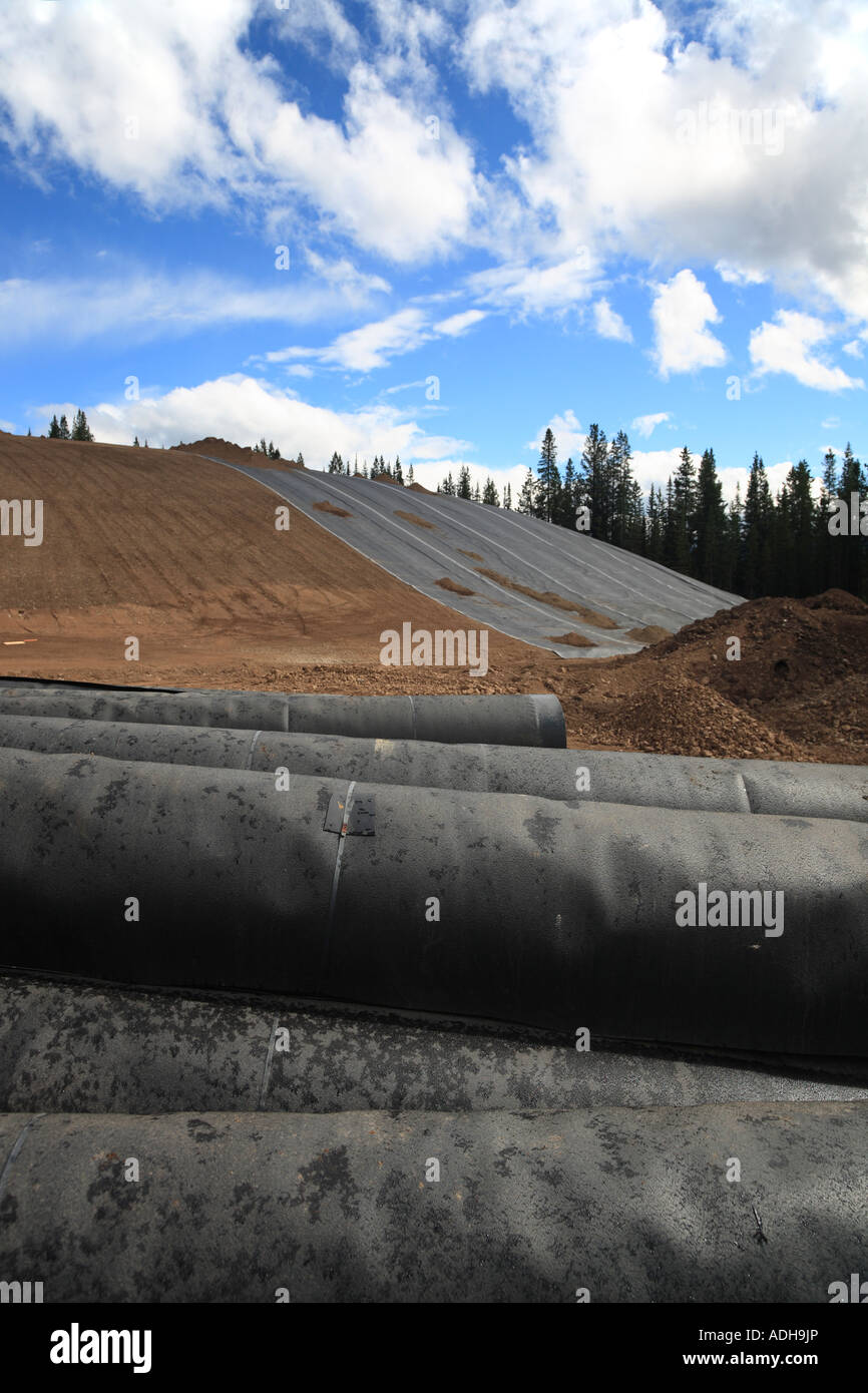 Old mine waste rock rehabilitation Duthie Mine Smithers British ...