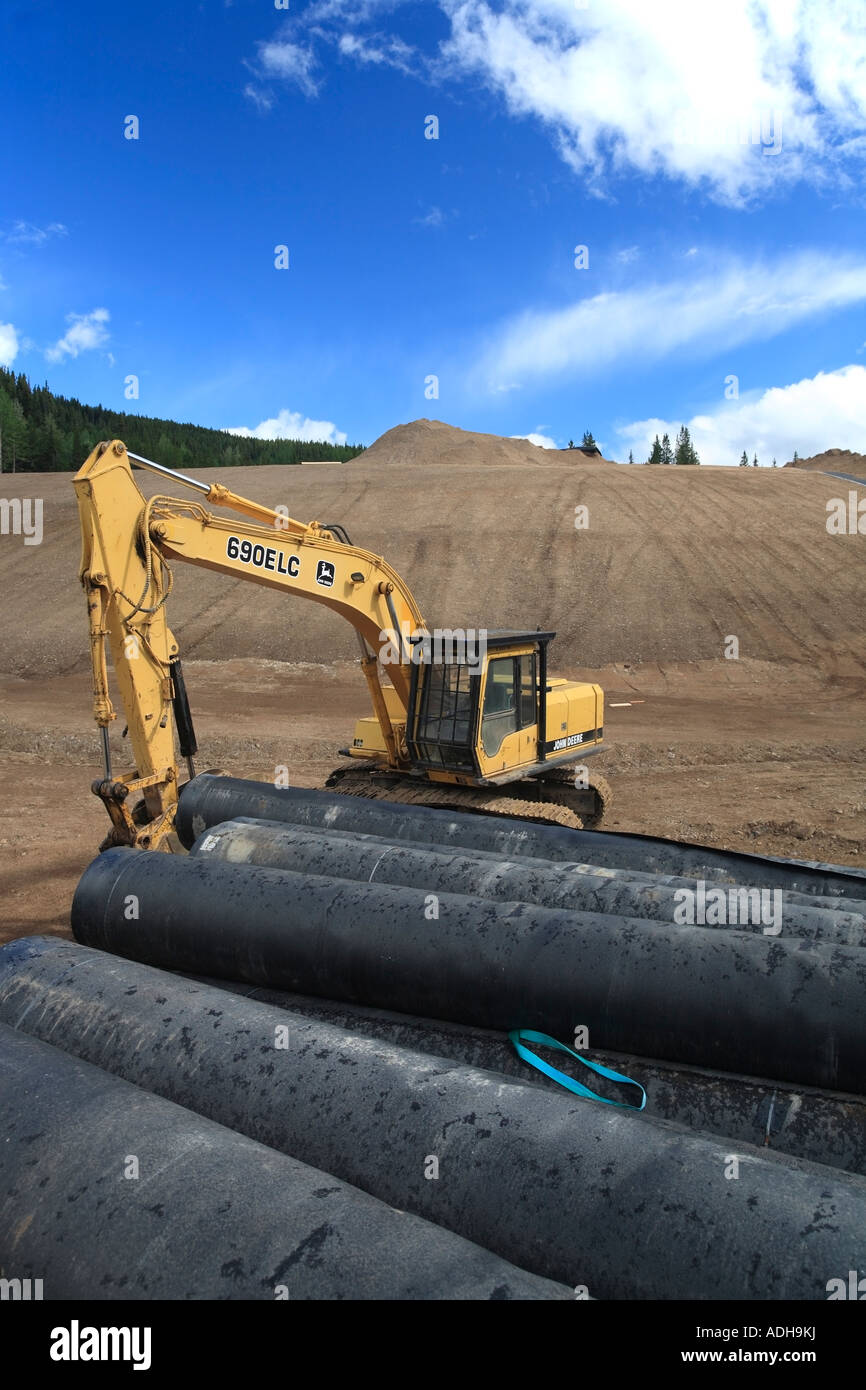 Old mine waste rock rehabilitation Duthie Mine Smithers British ...
