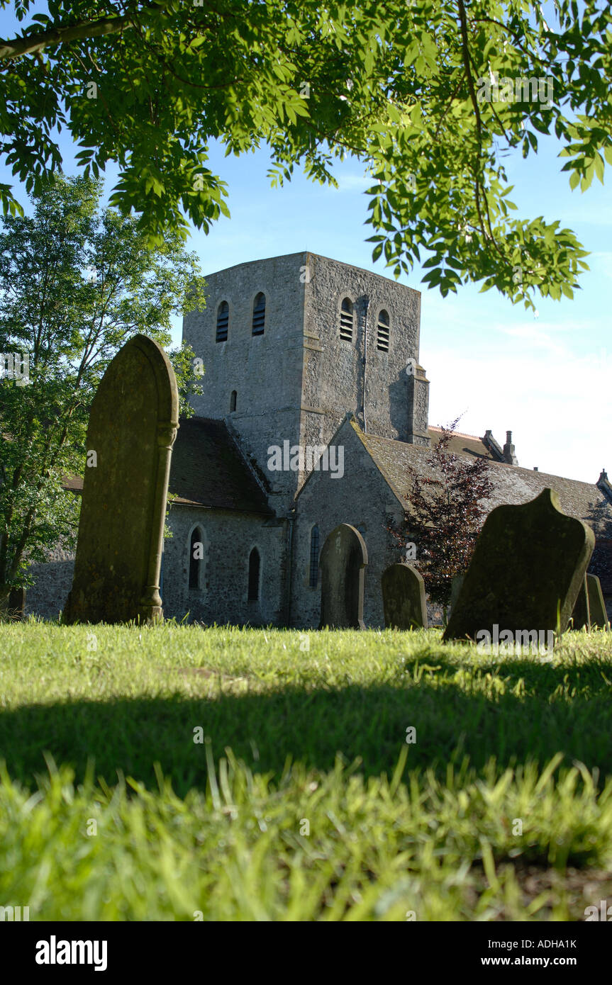 Lympne church, Kent, England Stock Photo - Alamy