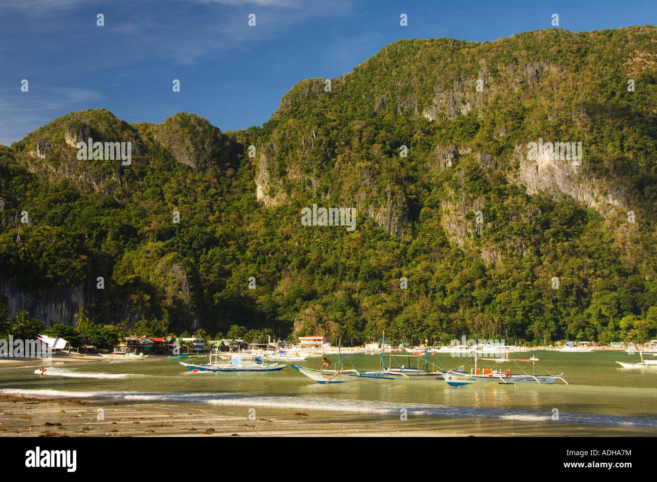 Philippines Luzon Palawan Province El Nido Town Bacuit Bay Fishing ...